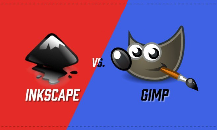 Comparison of GIMP and Inkscape software